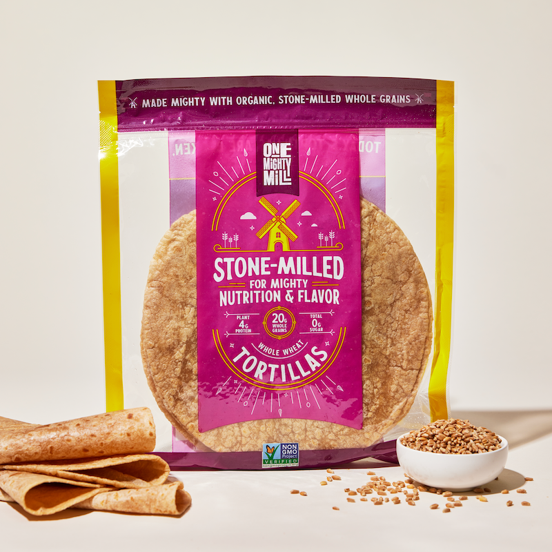 Whole Wheat Mighty Tortillas - Made from Organic Whole Grains – One ...
